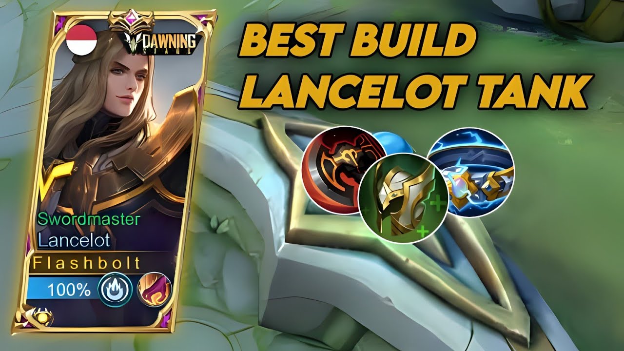 LANCELOT BEST BUILD SEMI TANK FOR SOLO RANGKED - YouTube