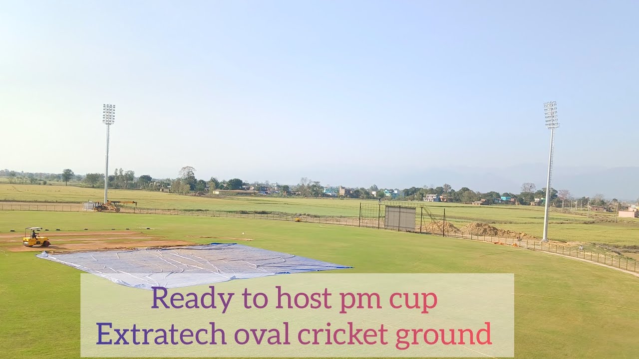 Extratech oval cricket ground #cricket Rupandehi Tillotama - YouTube