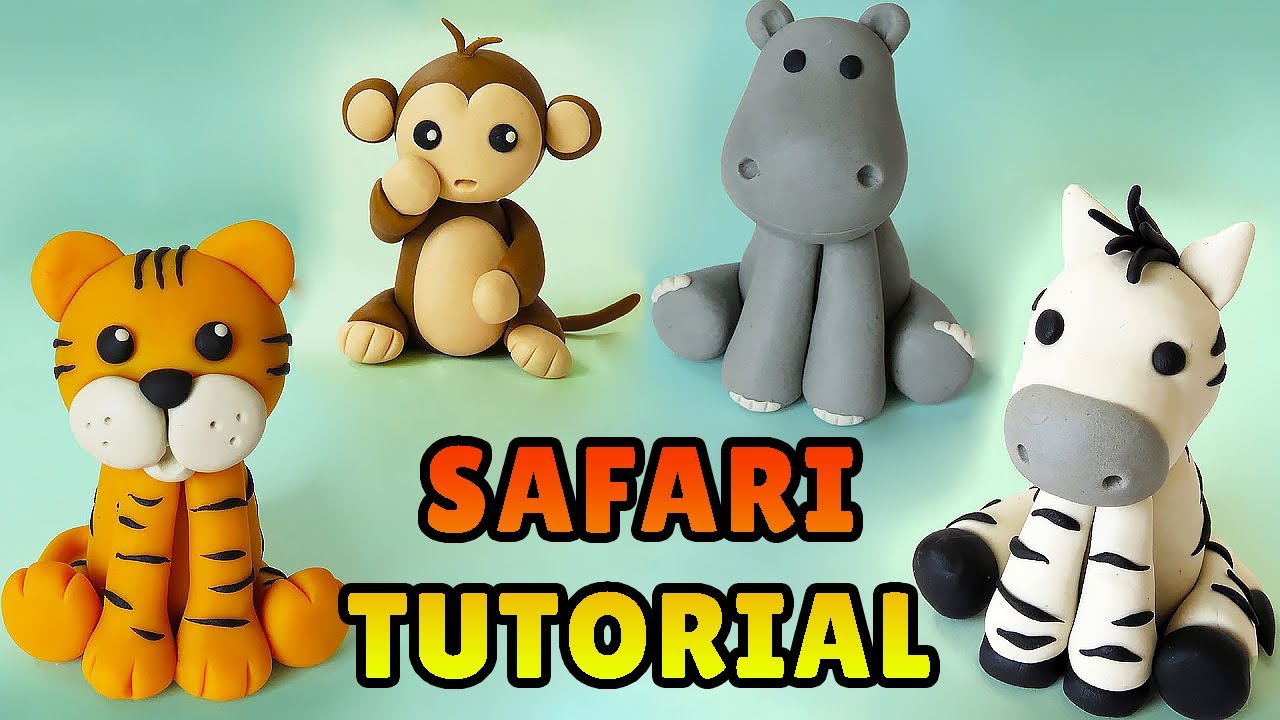🔴DIY how to make SAFARI ANIMALS SPECIAL COMPILATION MINIATURE Easy ...