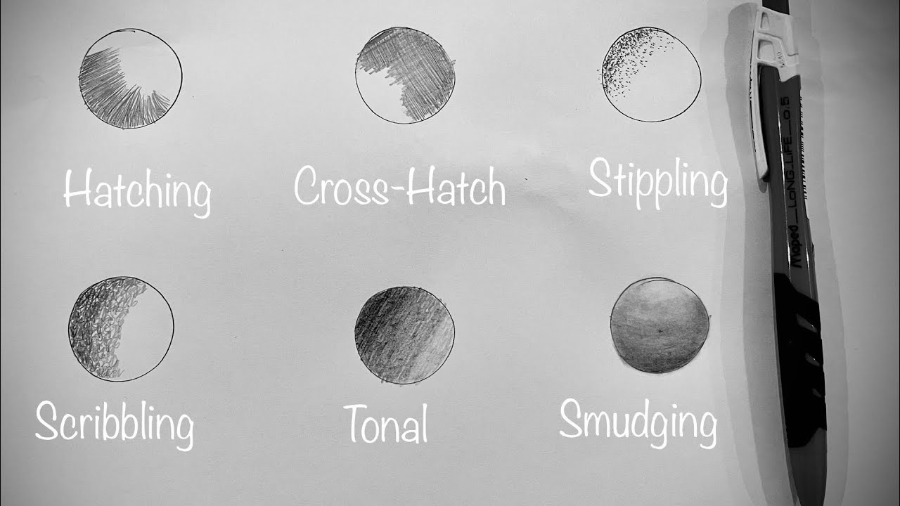 How To Shade With Pencils || Shading Techniques - YouTube