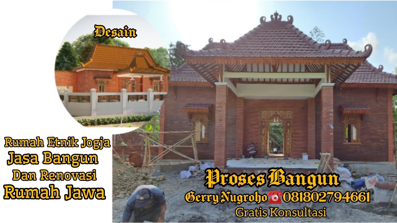 Rumah Limasan Modern dan Teras Joglo @RumahJawaLimasan # ...