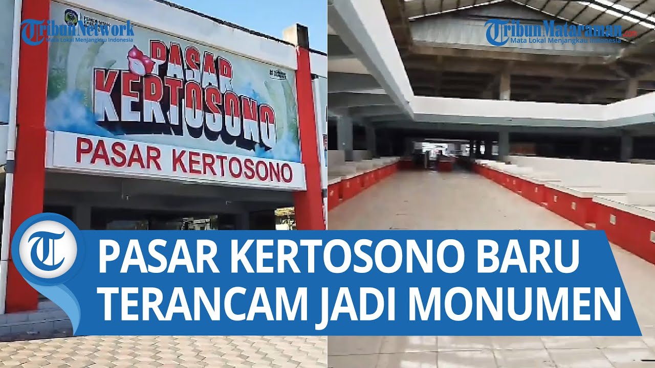 Pasar Kertosono Baru di Nganjuk Terancam Jadi Sebuah Bangunan Monumen ...