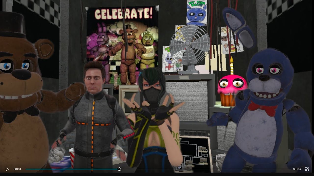 Five nights at freddy's in bonelab - YouTube