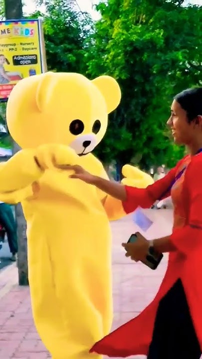 Teddy Bear Fanny Pranks 🫢with Public🔥 Prank On Cute People 🤣