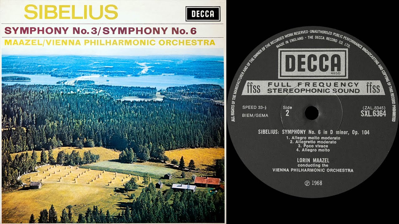 Sibelius - Symphony No.6 (Maazel) (vinyl: Ortofon Synergy GM SPU ...
