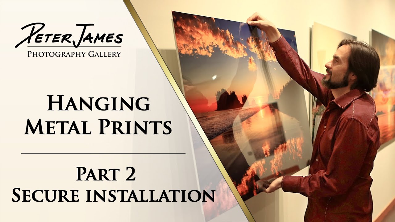 HANGING METAL PRINTS - Part 2 - Secure Installations - YouTube