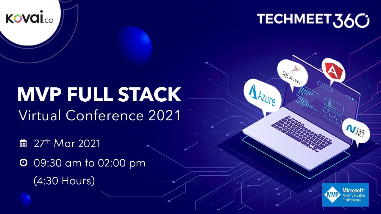 MVP Full Stack Virtual Conference 2021 - YouTube