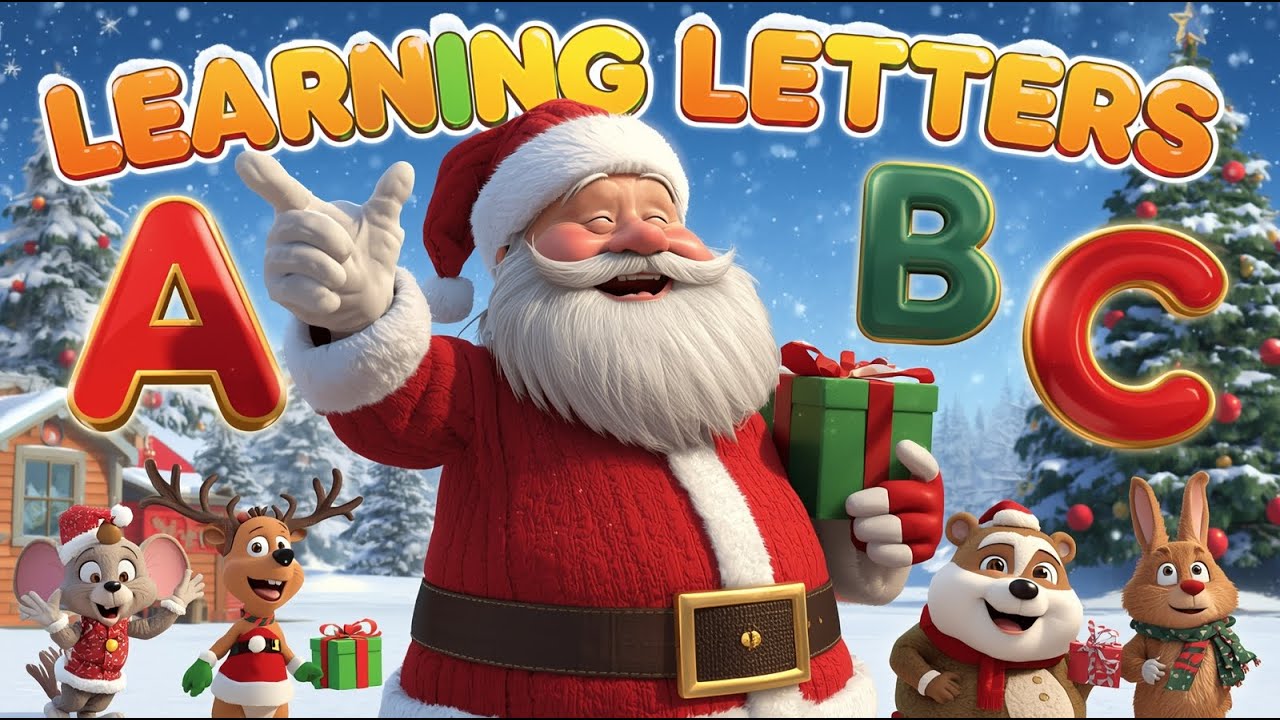 Learning Letters A–Z | Christmas Alphabet Song for Kids | Jifunze ...