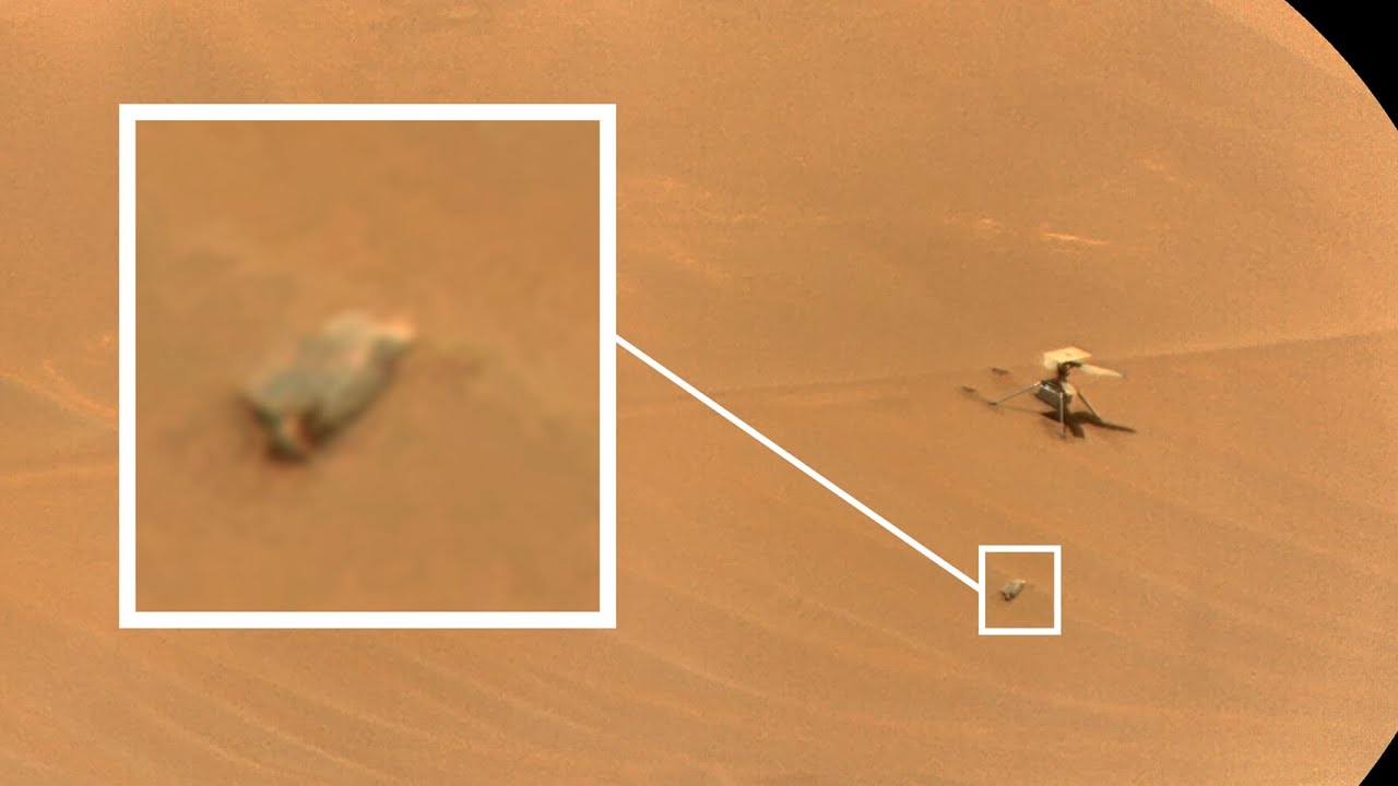 Perseverance Rover Spots Ingenuity's Broken Rotor on the Martian ...