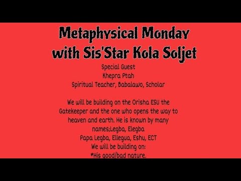 Is ESU the Devil 😈👿...Babalawo Kephra Ptah (Metaphysical Monday) - YouTube