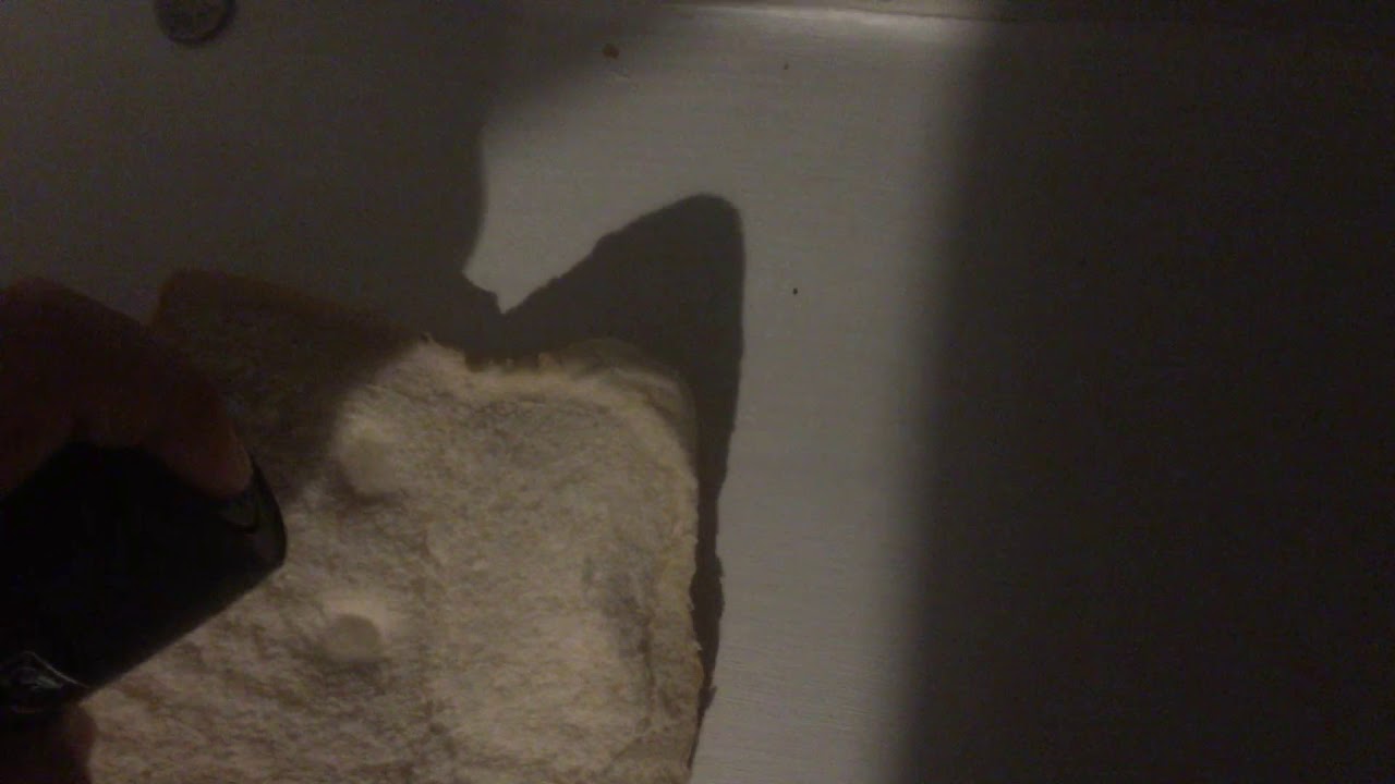 spraying bread with deodorant for no particular reason - YouTube