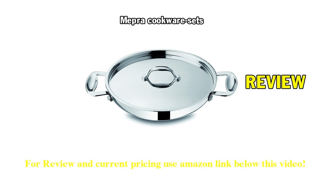 Review Mepra 30213132 Glamour Stone Tegame Cookware, 32cm, Stainless ...