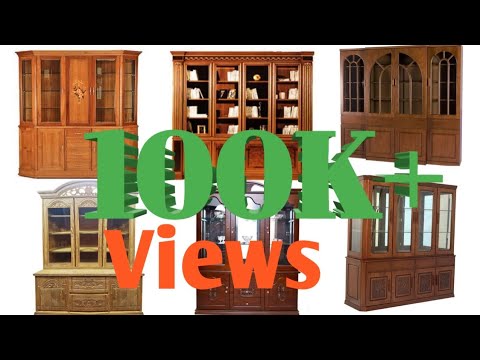 25 amazing designs of wooden wall cabinet// wooden wall showcase BD ...