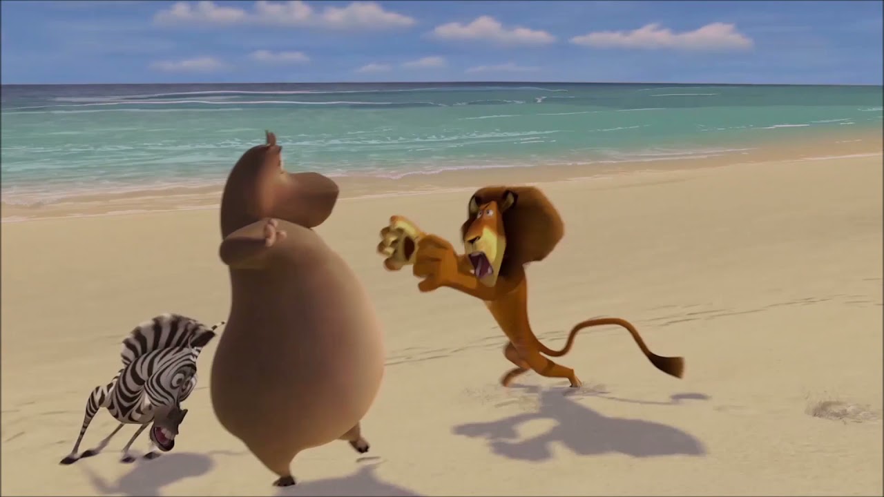 Madagascar - Alex Chasing Marty [30 Minutes] - YouTube