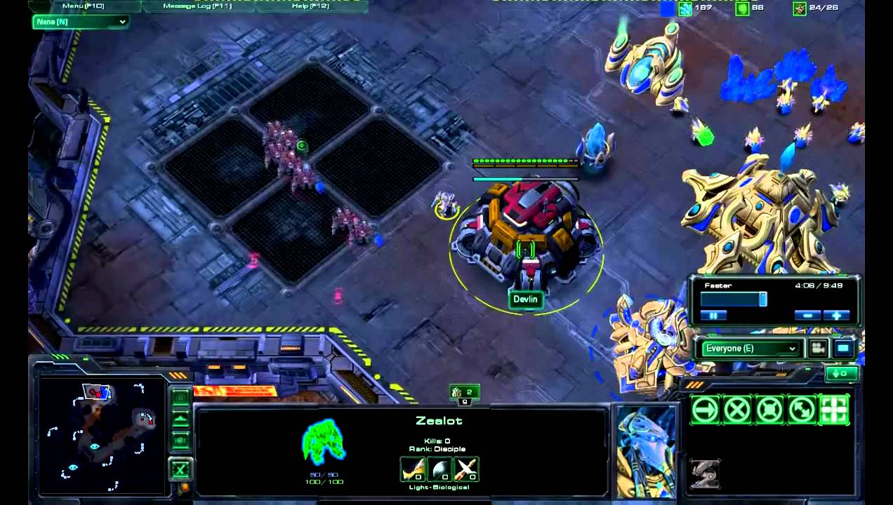 Devlin Edora - Starcraft 2 - Planetary Fortress Rush vs Agerund - YouTube