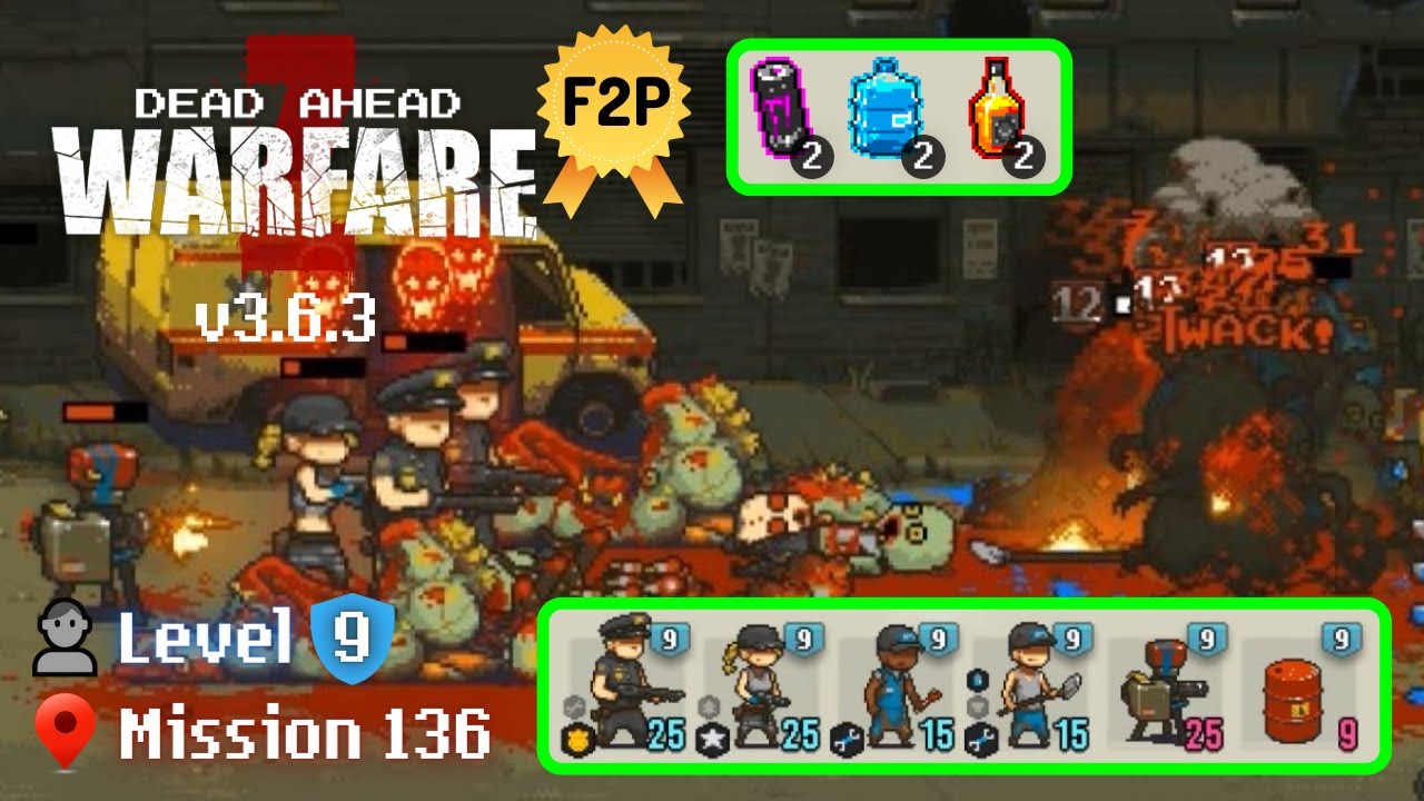 DAZW 2022 Update - Mission 136 ⭐⭐⭐ Level 9 Team F2P Dead Ahead: Zombie ...