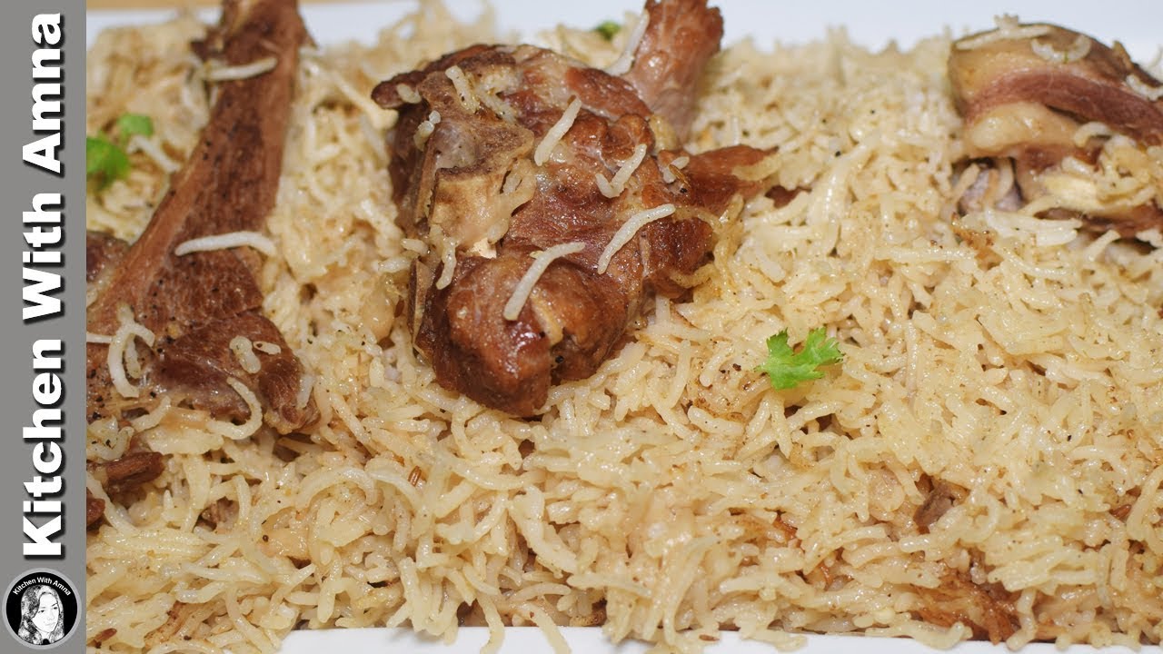 Mutton Yakhni Pulao Recipe - White Mutton Pulao Special Eid Recipe ...