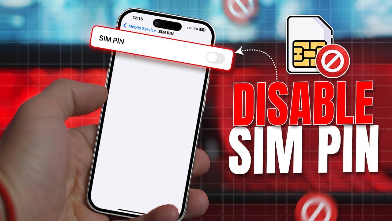 How to Disable SIM PIN or Lock on iPhone | Unlock SIM on iPhone Easily ...