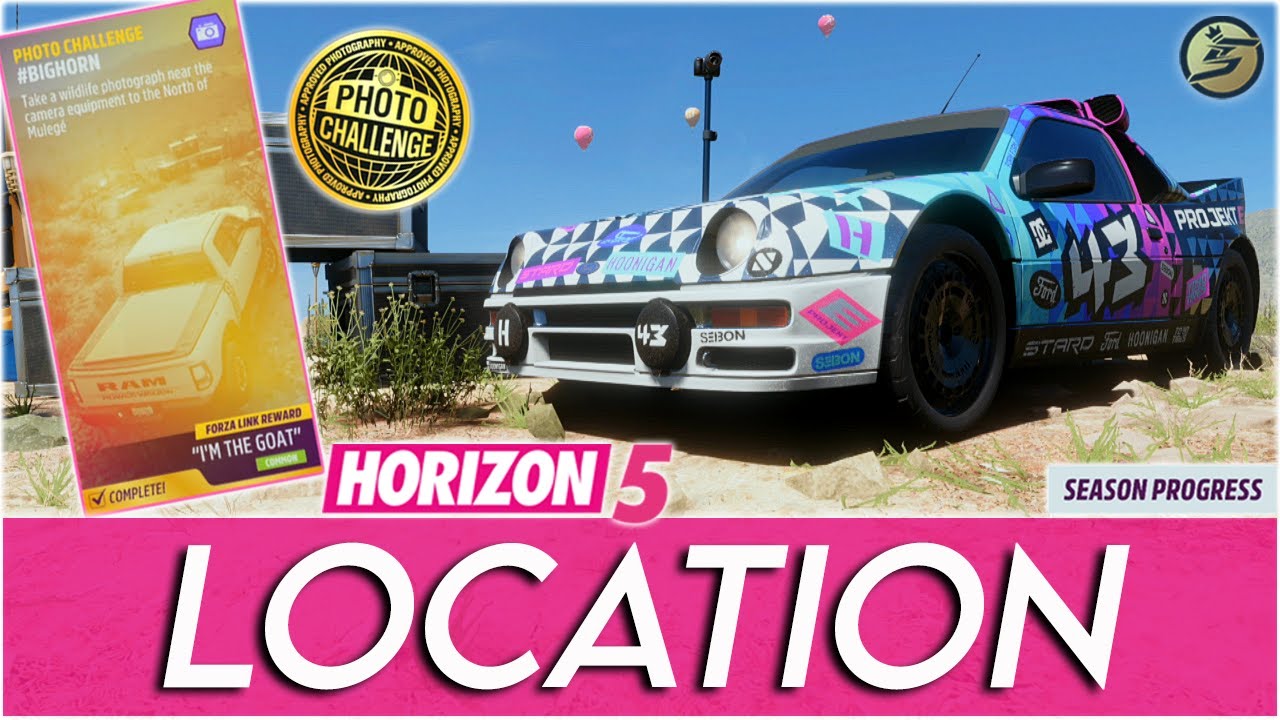 Forza Horizon 5 Photo Challenge BIG HORN North of Mulege FH5 LOCATION ...