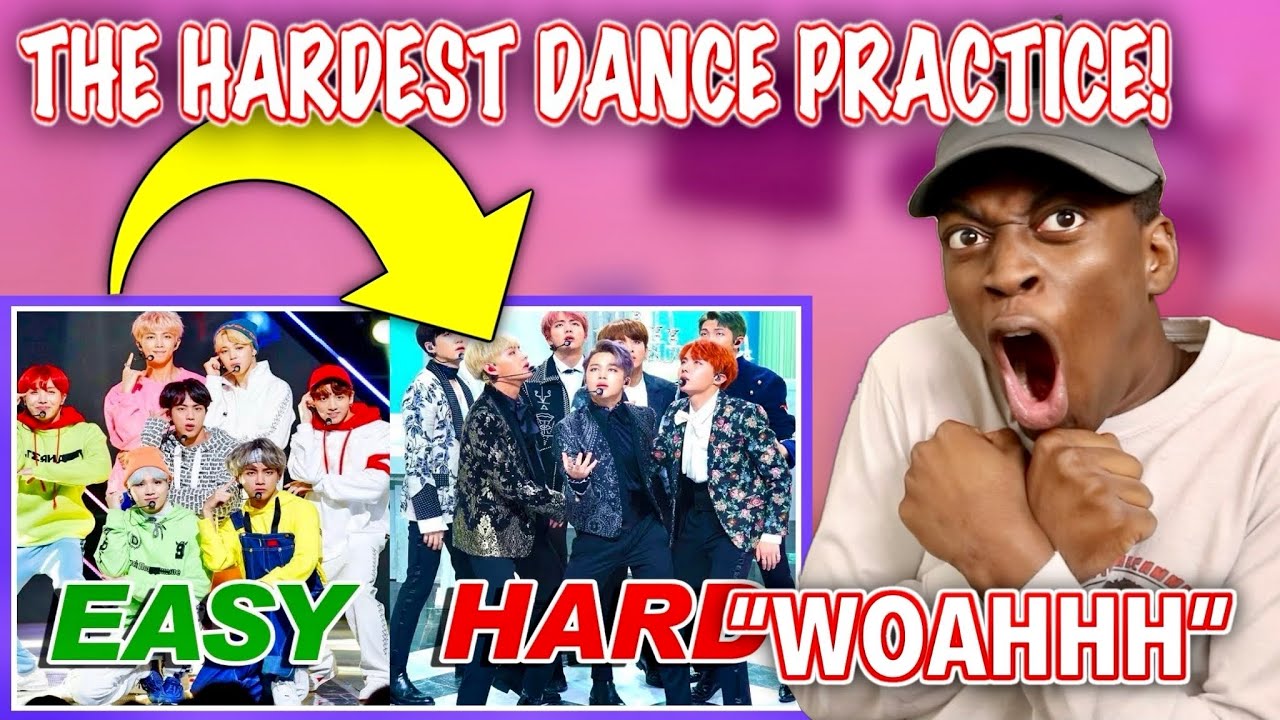 BTS EASY to HARDEST BTS DANCES! 🔥 - YouTube