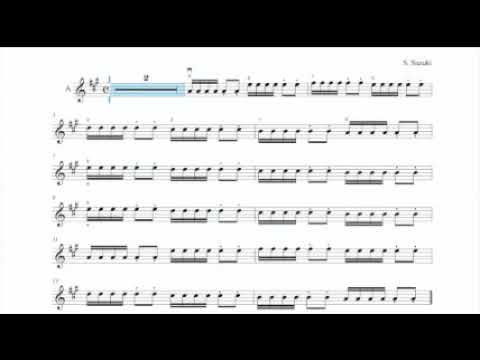 Twinkle Twinkle Variation A Violin - Suzuki Volume 1 - YouTube