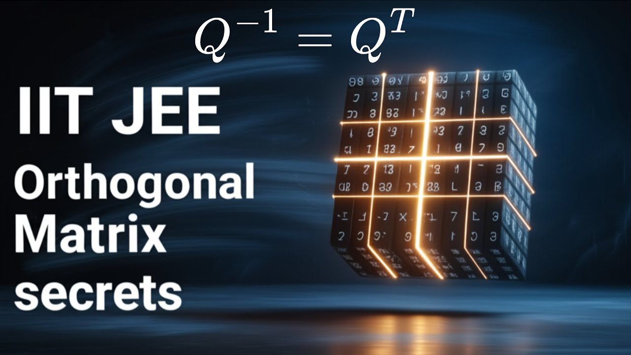 "Master Orthogonal Matrices, Inverse & Transpose for JEE & Maths ...