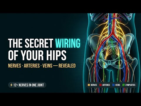 THE SECRET WIRING OF YOUR HIPS(NERVES, ARTERIES, VEINS REVEALED)🤯