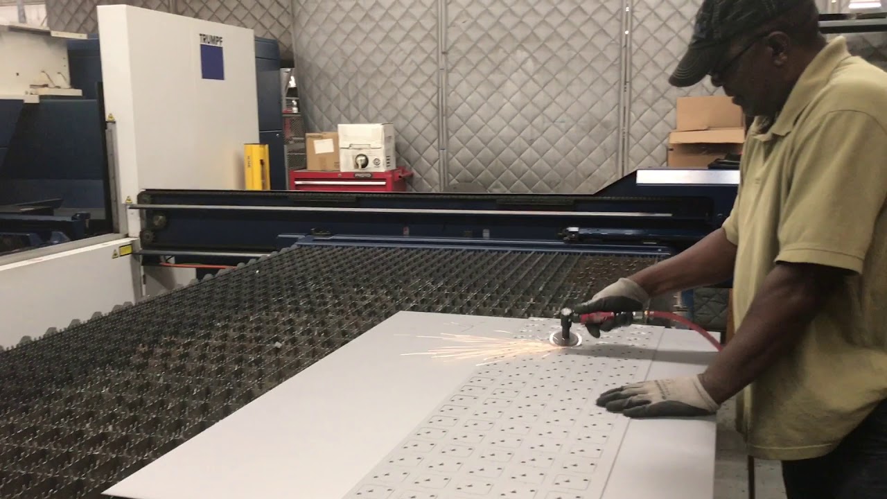Removing Laser-Cut Parts - YouTube
