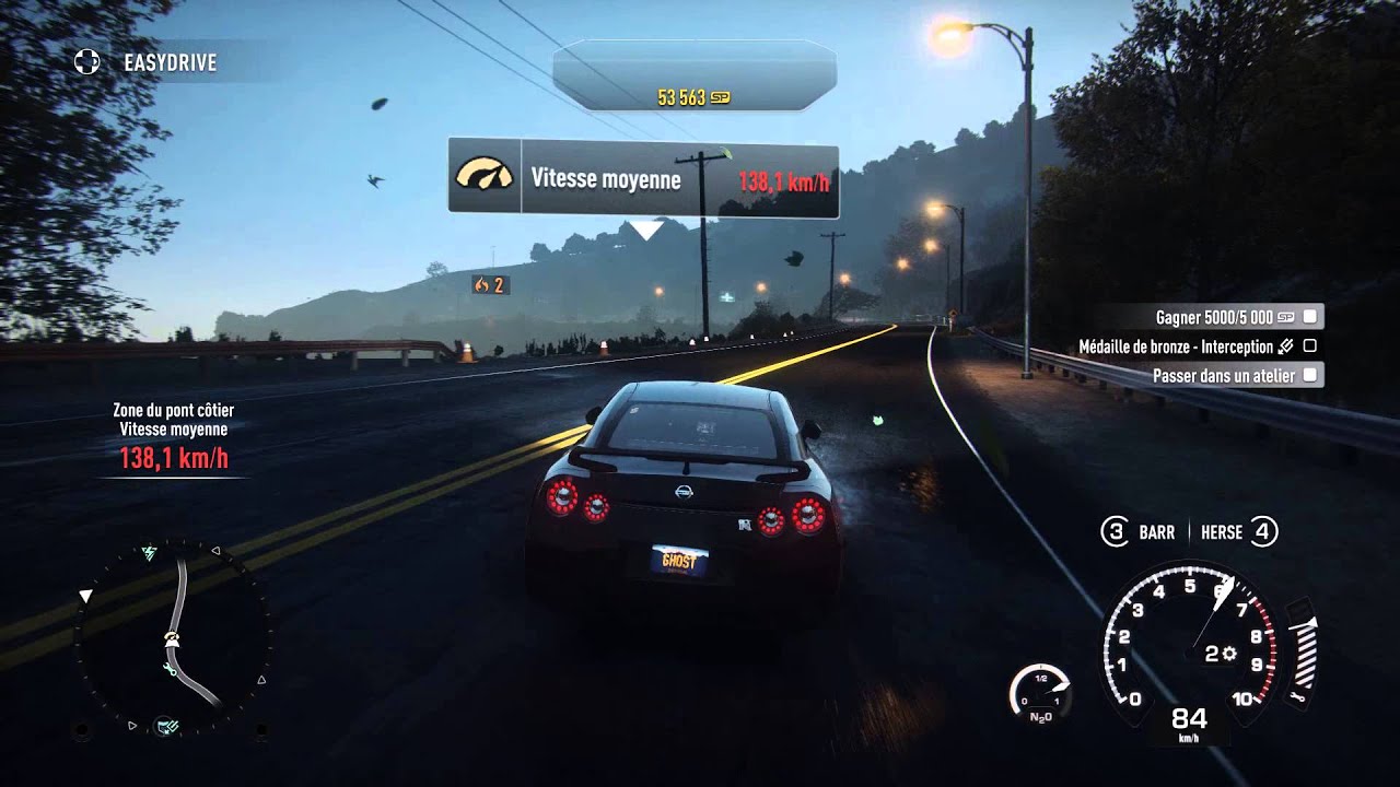 NFS Rivals - PC - Nissan GT-R Infiltration (Police) - YouTube