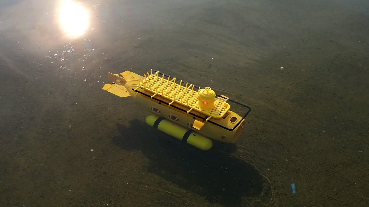 Neptune SB-1 submarine after modifications - maiden voyage. - YouTube