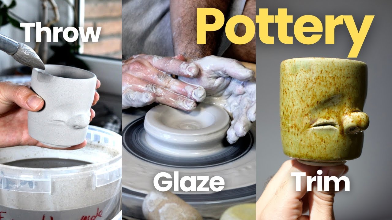 Making a Ceramic Tea Cup from Start to finished! - YouTube