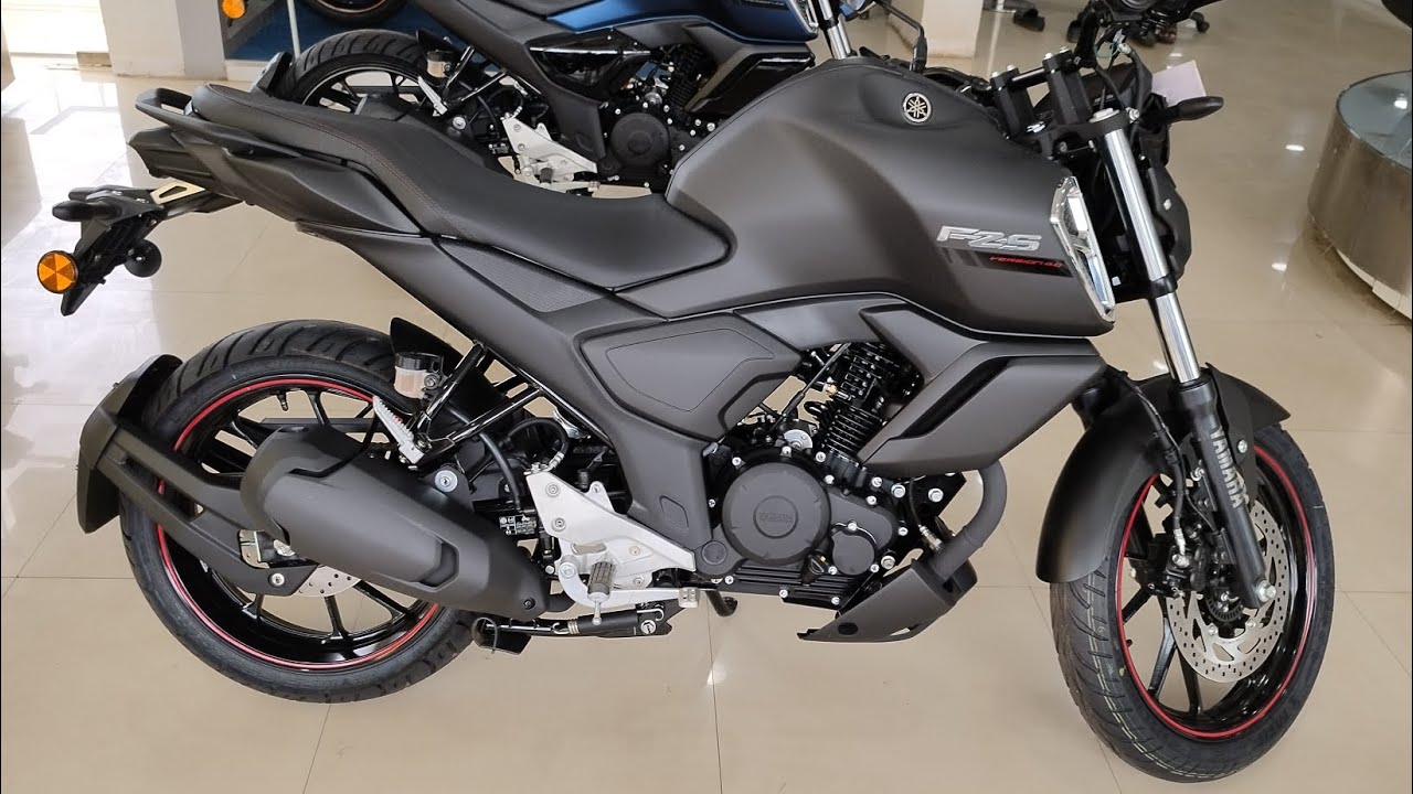 All New 🔥 Yamaha FZ-S V4 BS6 Phase 2 Updated 2023 Matte Black 🔥Best ...