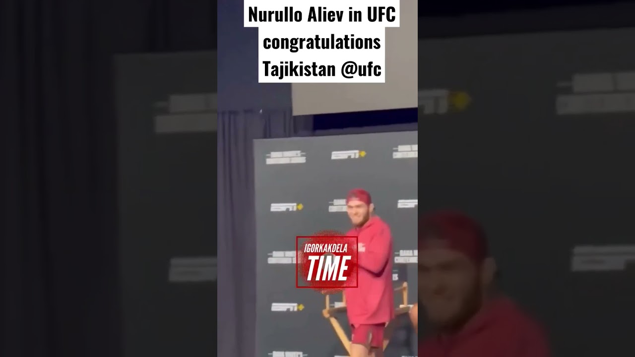 Nurullo Aliev in UFC congratulations 🎉 Tajikistan @UFC - Ultimate ...