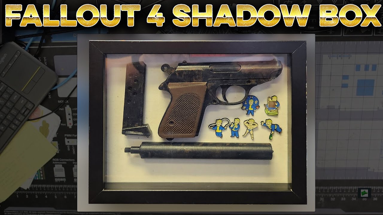 Building a Commemorative Fallout 4 Themed Shadow Box - YouTube