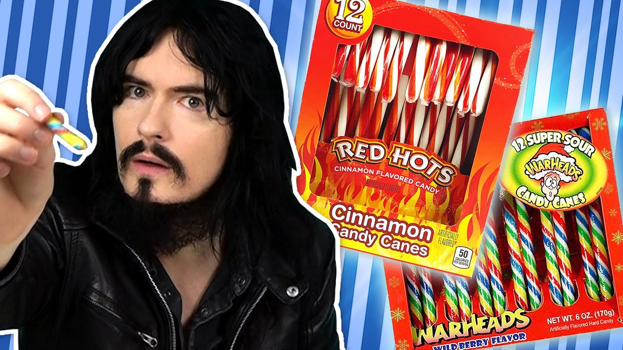 Irish People Try American Candy Canes - YouTube