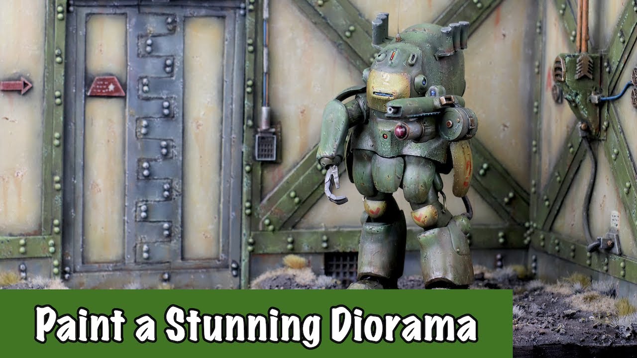 HOW TO PAINT DIORAMAS #2-Easy guide to Model painting - YouTube