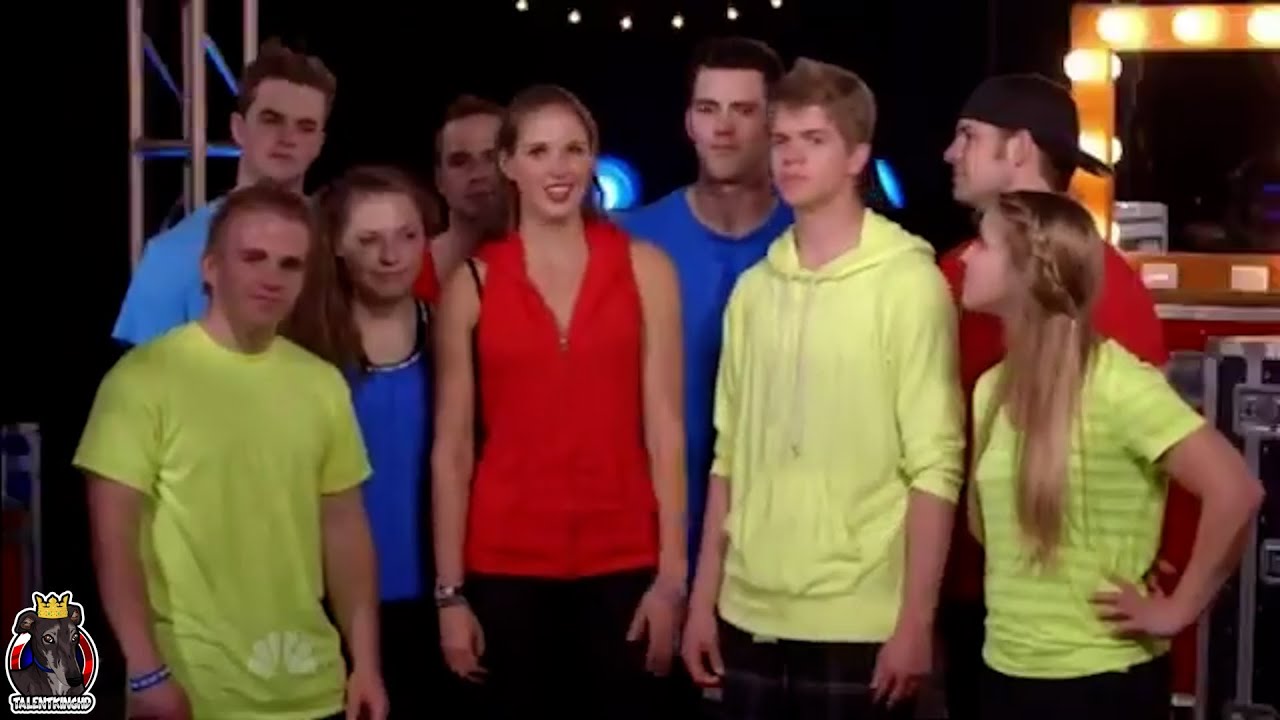 America's Got Talent 2014 Flight Crew Jump Rope New York Week Day 2 ...