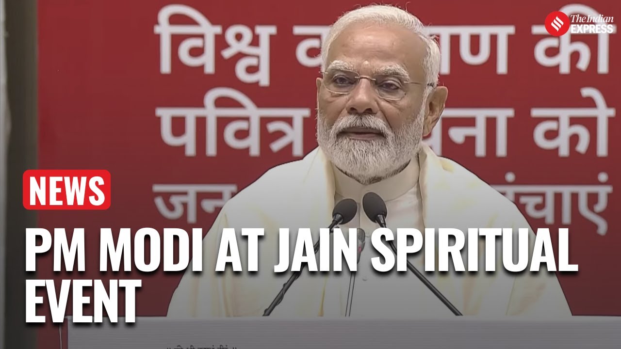 PM Modi at Vishwa Navkar Mahamantra Divas | Vigyan Bhawan, New Delhi ...