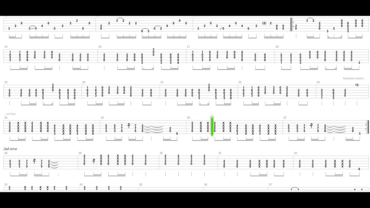 Dead Leaves And The Dirty Ground Tab by The White Stripes + Guitar only ...