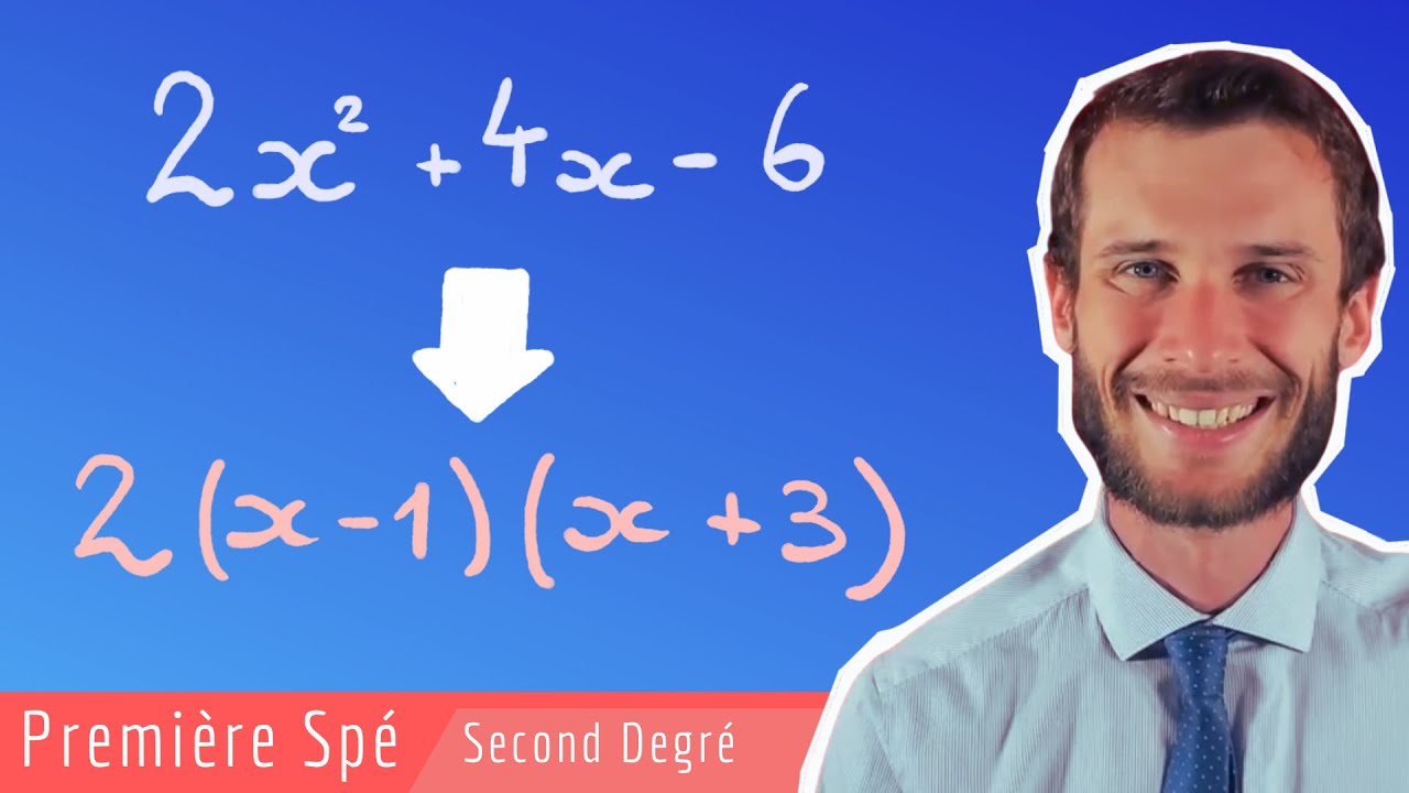 Factoriser un polynôme du second degré - YouTube