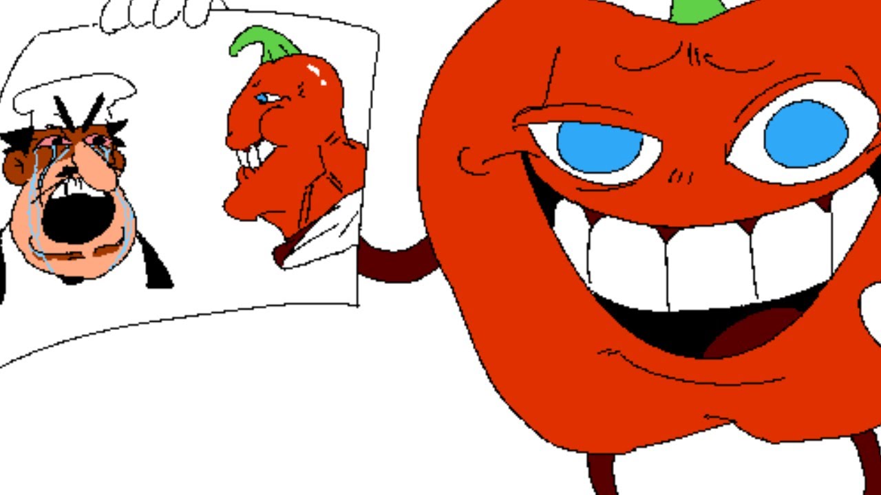 pepperman voicelines animated || pizza tower - YouTube