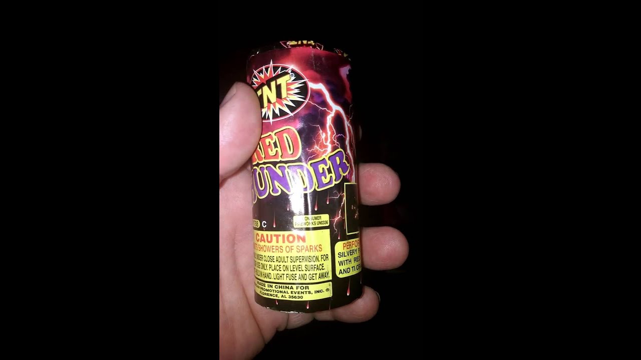 Red Thunder Fountain - TNT Fireworks - YouTube