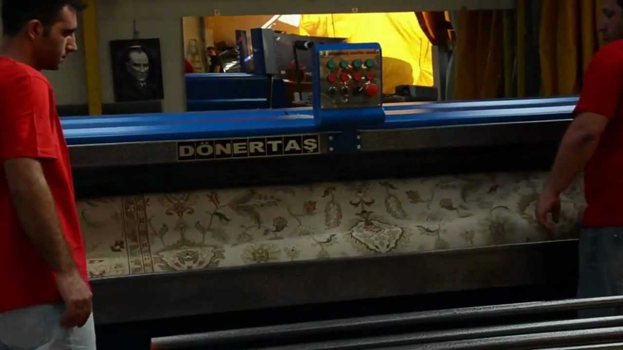 Carpet and Rug Dust Remover Machine - YouTube