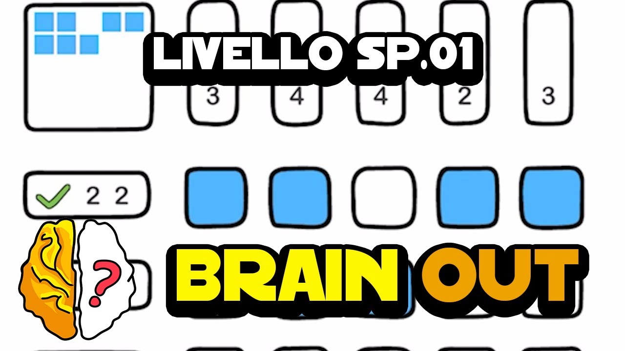 Soluzione Brain Out - Livello SP.01 - Riempi le caselle giuste - YouTube