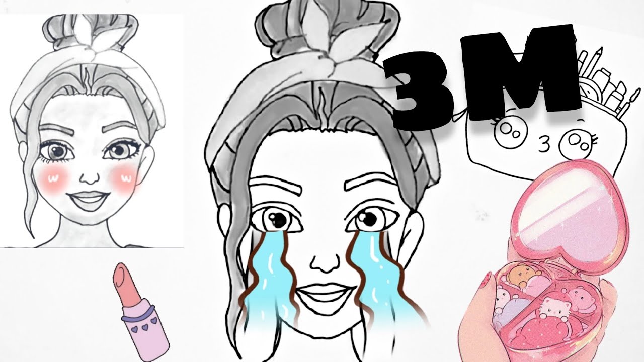How to Draw a Makeup Bag | Lets Help Him|Drawing and Coloring| Kids and ...