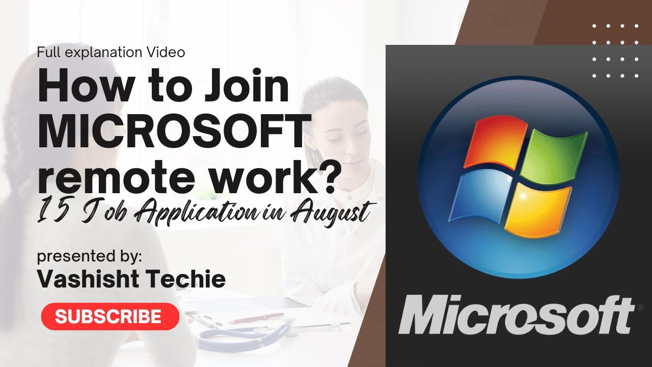 Fully Remote Jobs at @Microsoft | Apply Now in August 2024 All # ...