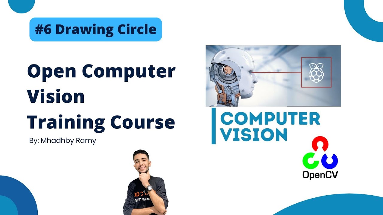 #{/6 / Drawing Circle / / } Mastering Computer Vision with Python and OpenCV - YouTube