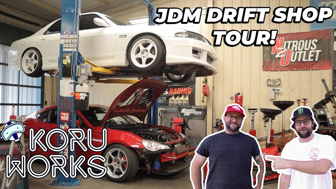 SHOP TOUR! We Tour One of America’s Most JDM Street and Drift Shops! Koru Works - YouTube