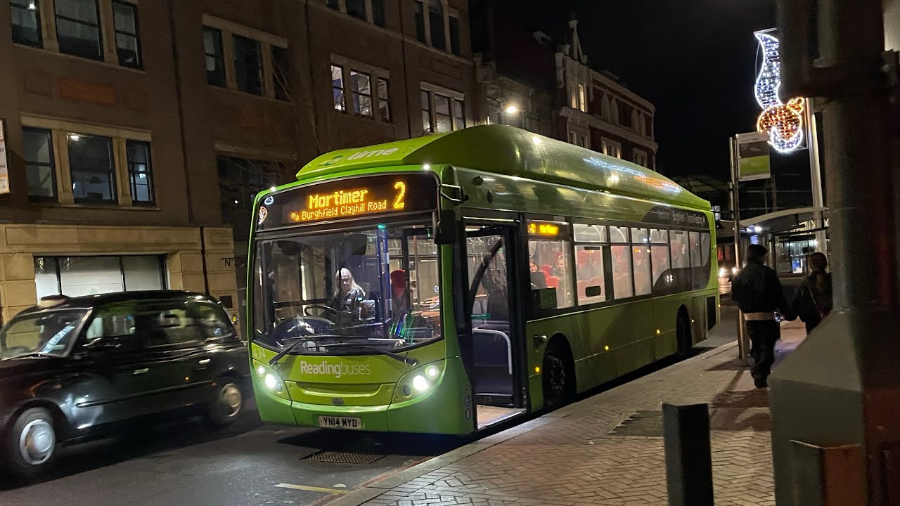 Reading Buses Enviro300 434 (YN14 MYD) On Route 2 To Mortimer - YouTube