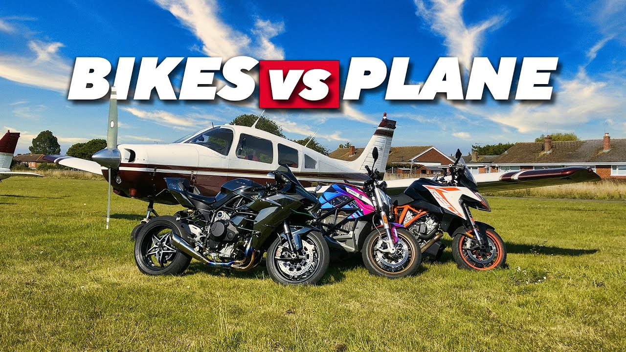 The Ultimate Showdown: BIKES Vs PLANE - Must-Watch! - YouTube